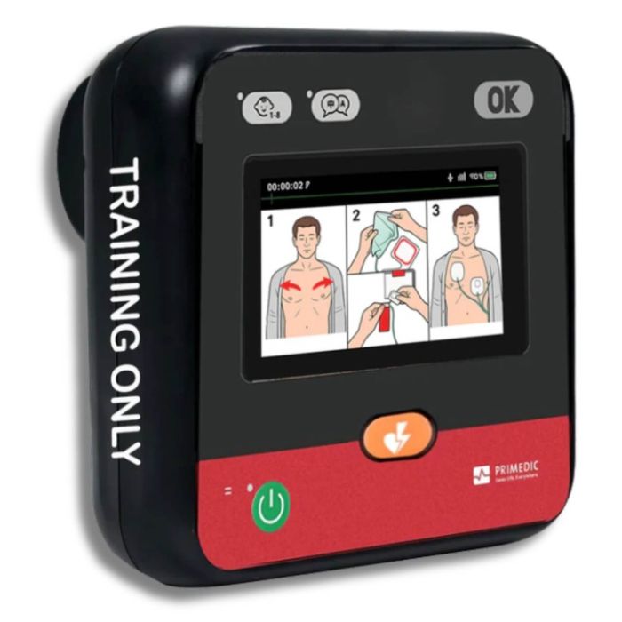 Primedic HeartSave myPAD AED Trainer met LCD-scherm